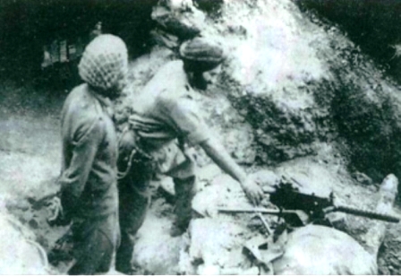 White knight observes battle of Raja Victory by 2 sikh in 1965 ops ...